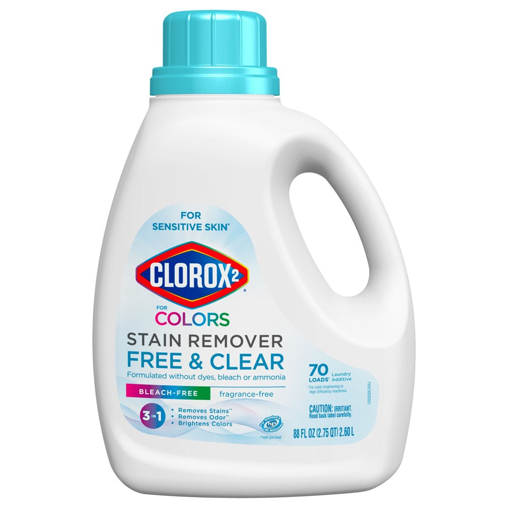 Clorox 2 for Colors Stain Remover and Laundry Additive Free and Clear ...