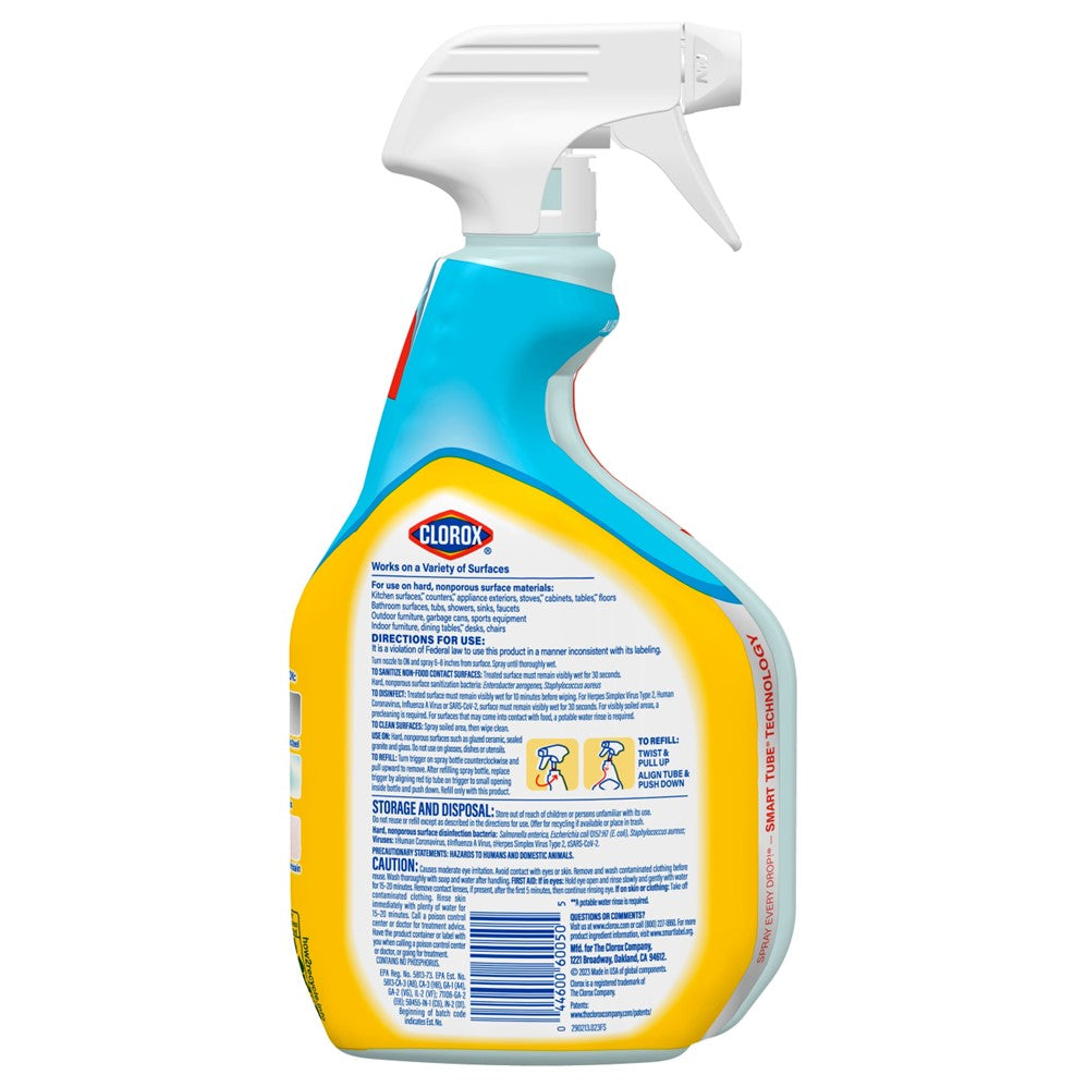 Clorox Disinfecting All Purpose Cleaner Bleach Free Crisp Lemon - 24oz ...